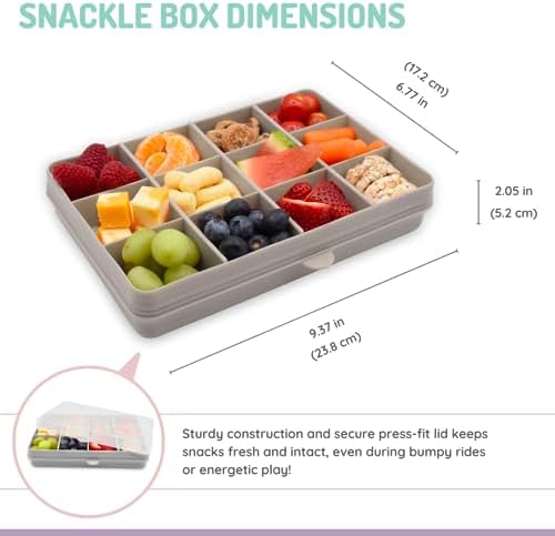 melii Snackle Box – Divided Snack Container, Food Storage for Kids ...